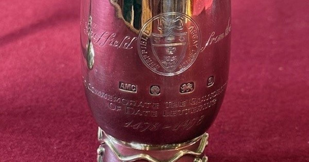 Sheffield Assay Office | Silver Goblet Made by Assay Master